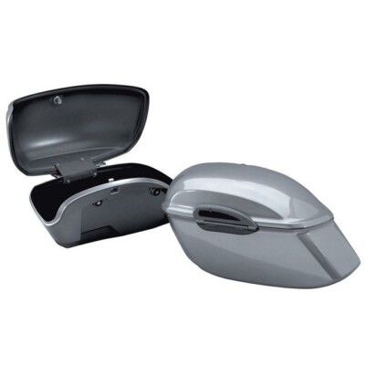 Take Off Yamaha Roadstar Hard Saddlebags Raven STR-4WM72-00-RA | eBay