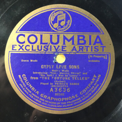 Prince's Dance Orchestra - Gypsy Love Song / Victor Herbert Waltz Gems ...