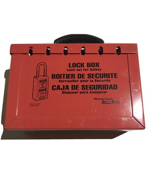 Master Lock Lock Box Model 498A Lockbox Safety Series | eBay