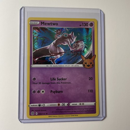 Mewtwo Holo Rare Pokemon Card 056/172 NM-Mint Trick or Trade Halloween ...