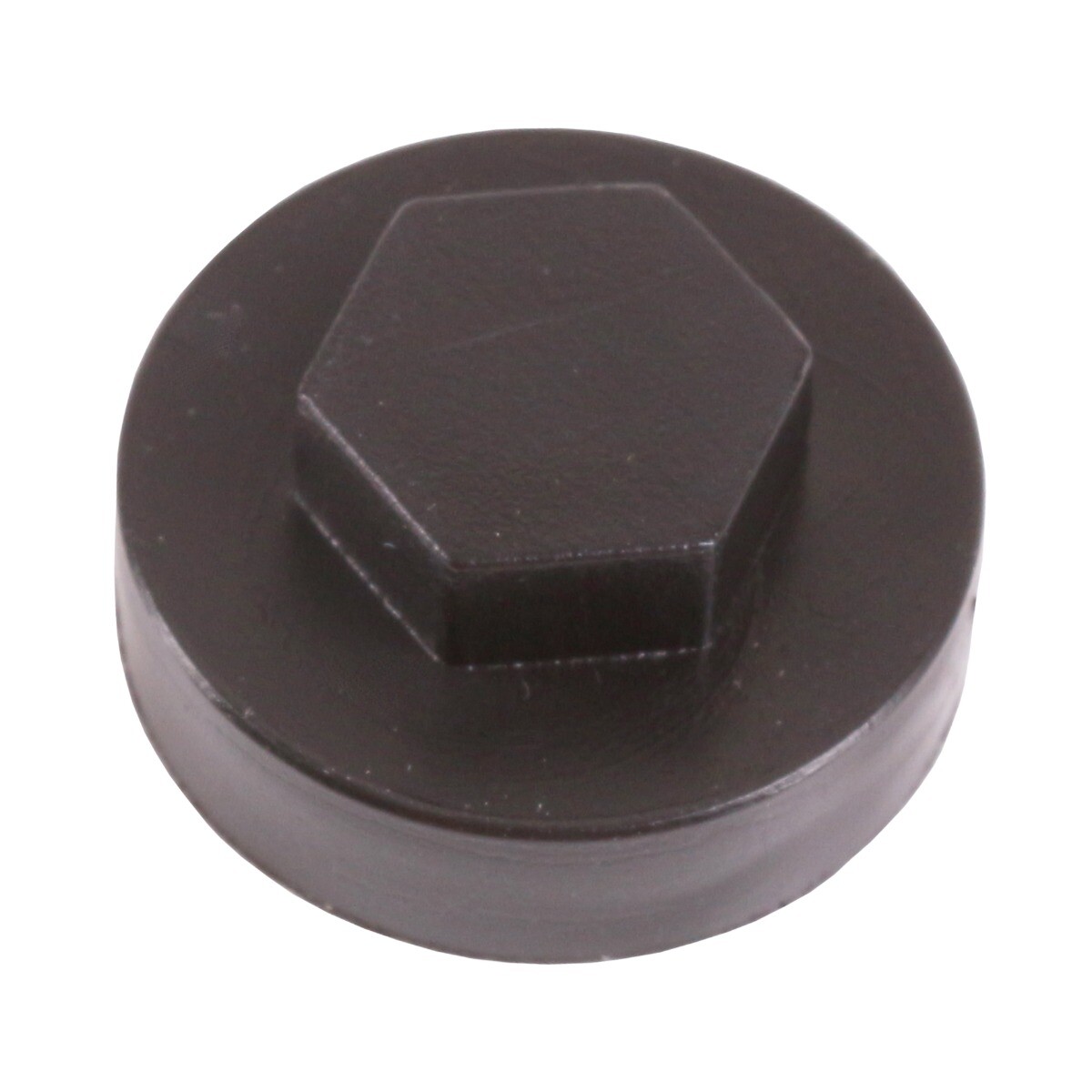 25 Pack BLACK HEX CLADDING CAPS 16mm Washer Size 8mm Hexagon Head ...