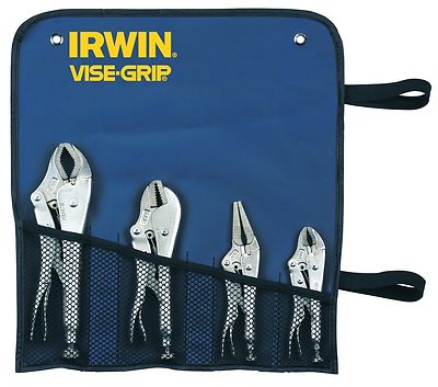 Irwin Vise-Grip 4 Piece Locking Plier Set Contains 5WR 6LN 7R 10CR Set ...