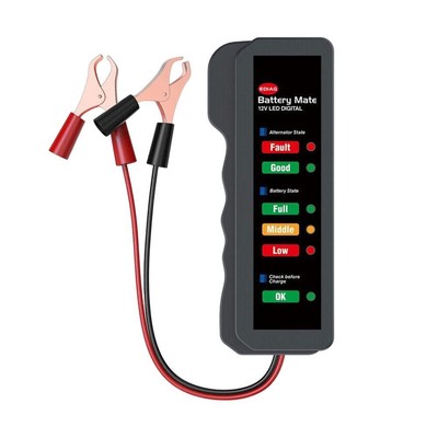 12V Auto Battery Tester 6 LED Display Car Battery Monitor for ...