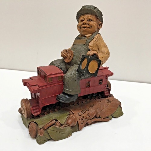 Tom Clark CAB GNOME TRAIN DRIVER #28 Signed 5.75" Tall 1986 | eBay