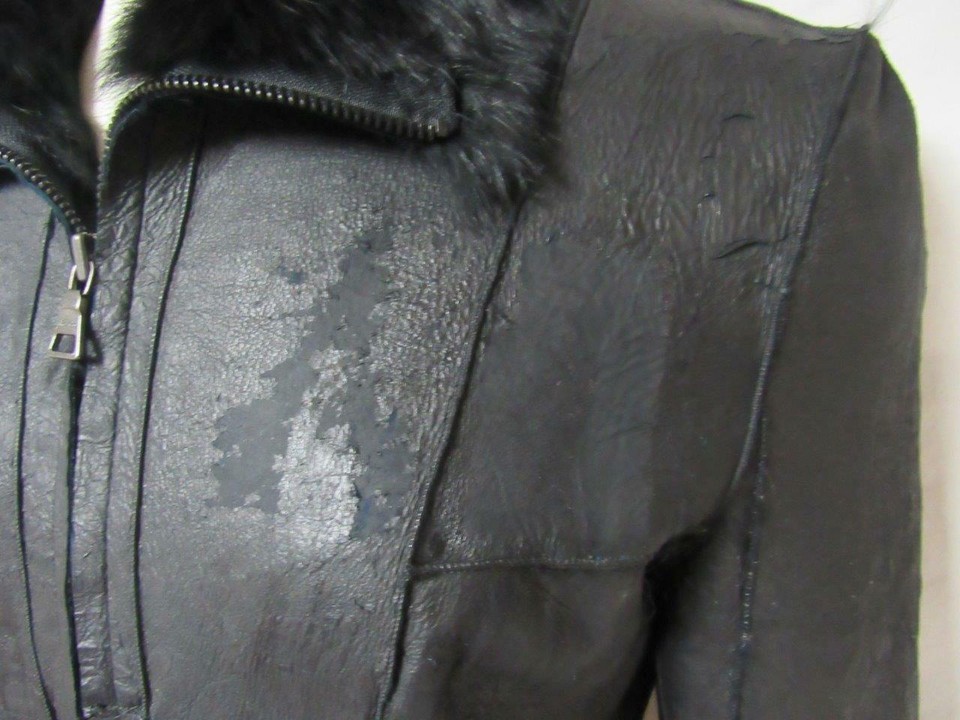 Guess Womens Size Medium Rabbit Fur Lined Jacket A1 1577 | eBay