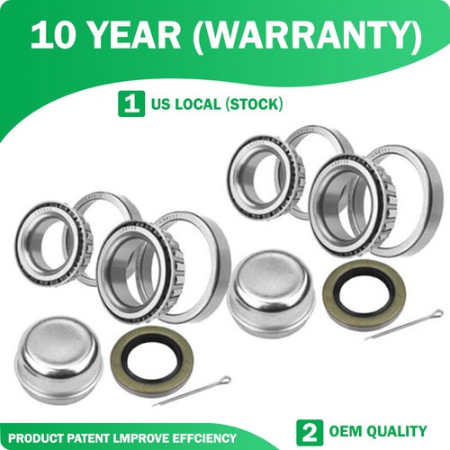 2 Set For 3500Lb Axle #84 Spindle Trailer Wheel Hub Bearings Kits ...
