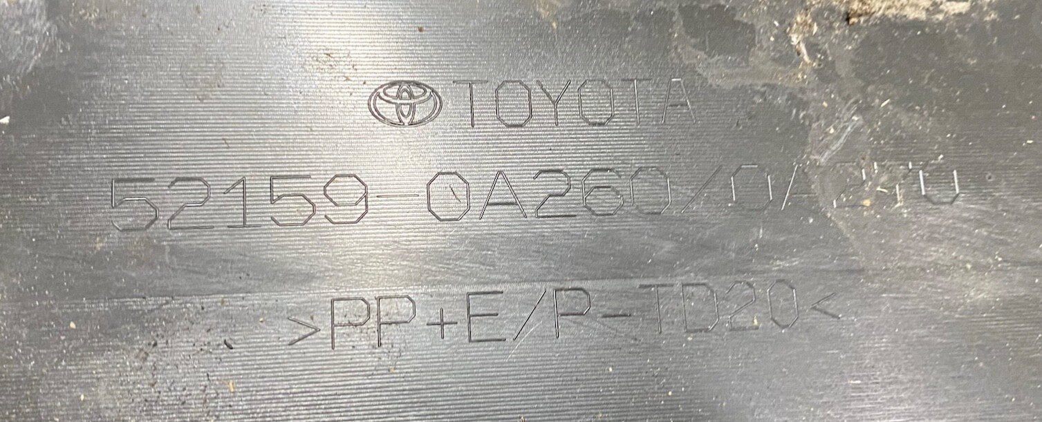 2023 Toyota Corolla Cross Rear Bumper Cover OEM 52159‚Äì0A260/270 ...