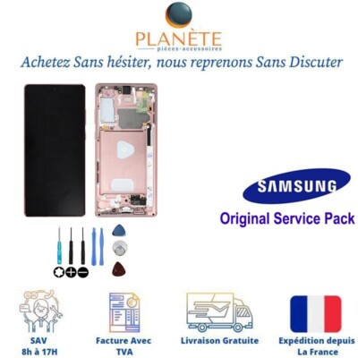 Original Ecran LCD Complet Avec Châssis Bronze Pour Galaxy Note 20 ...