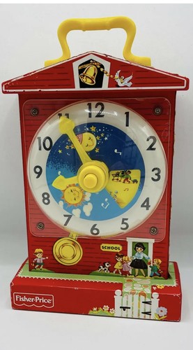 Fisher Price - Music Box Teaching Clock - 2009 Kids - Rare Popular ...
