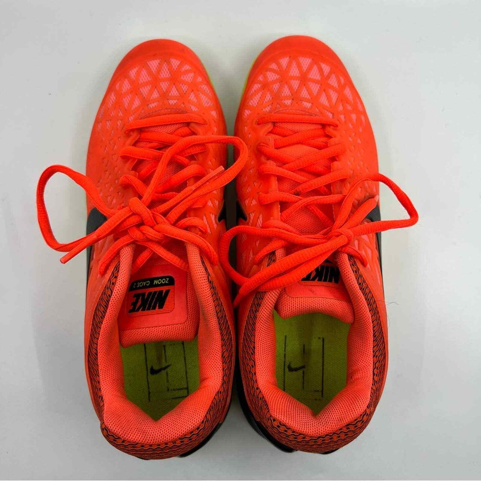 NIKE 8.5 Zoom Cage 2 Hyper Orange Black Lava Glow Sne… - Gem