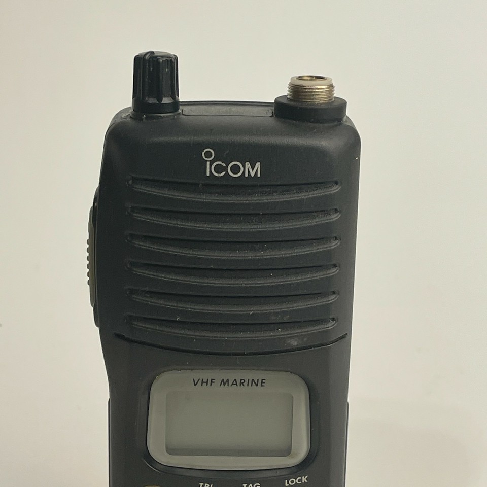Icom IC-M3A Black Handheld Waterproof Weather VHF Marine Radio ...