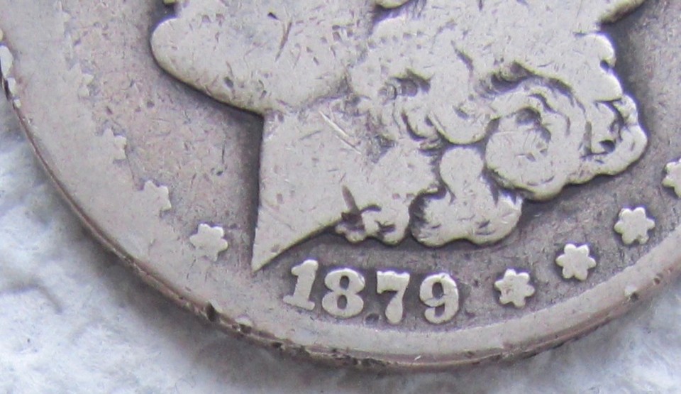 1879- CC $1 Morgan Silver Dollar Rare Key Date Carson City CC Mint Well ...