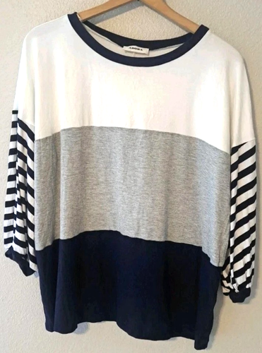 Plus size 3x Striped Top- Flowy & Comfortable, cute! ** Brand New** | eBay