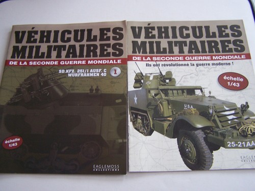 MAGAZINE REVUE VEHICULES MILITAIRES N° 1 + FASCICULE + PUB . TRES BON ...