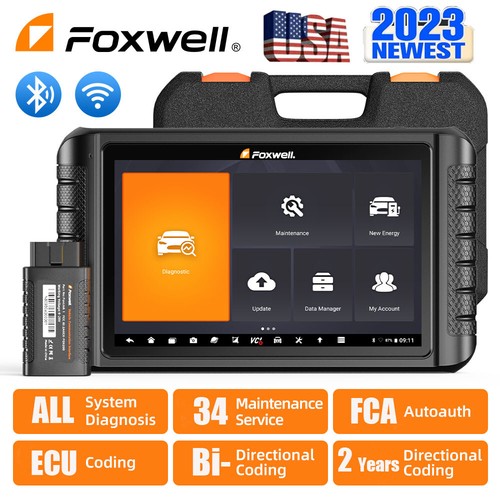 【である】 FOXWELL NT1009 Bluetooth Bi-Directional Scan Tool (Upgraded Ver ...