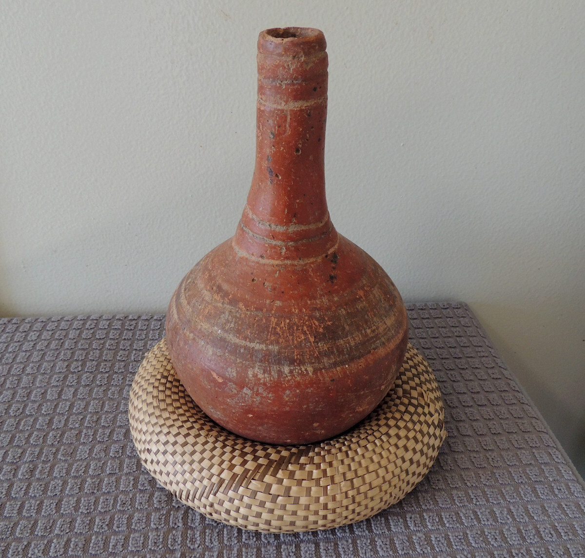 a 10 inch antique terracotta clay water pot jug djenne mali #225 | eBay
