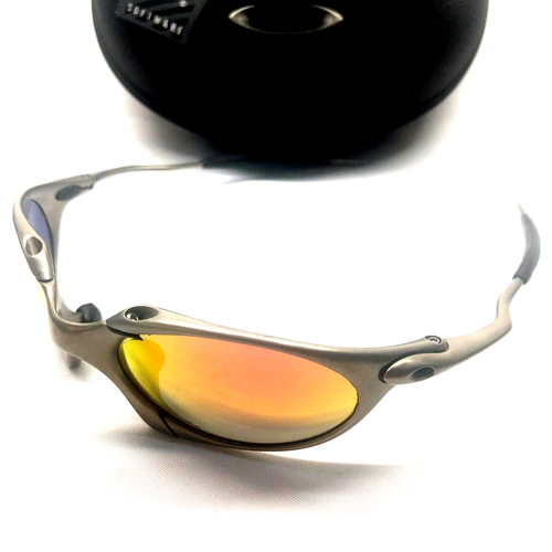 OAKLEY X-METAL ROMEO 1.0 SUNGLASSES Plasma Frames Fire Lenses ...