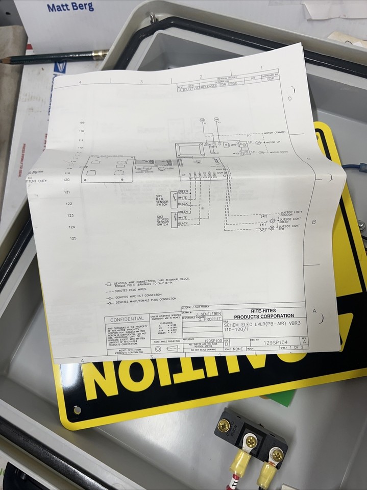 Rite Hite DOK-COMMANDER Vehicle Restraint Controller, ED4U #3109 | eBay