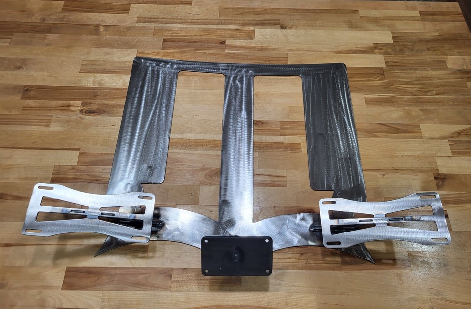 AIR RIDE TRUNK DISPLAY DUAL TANK & COMPRESSOR & VALVE MOUNT VIAIR ...