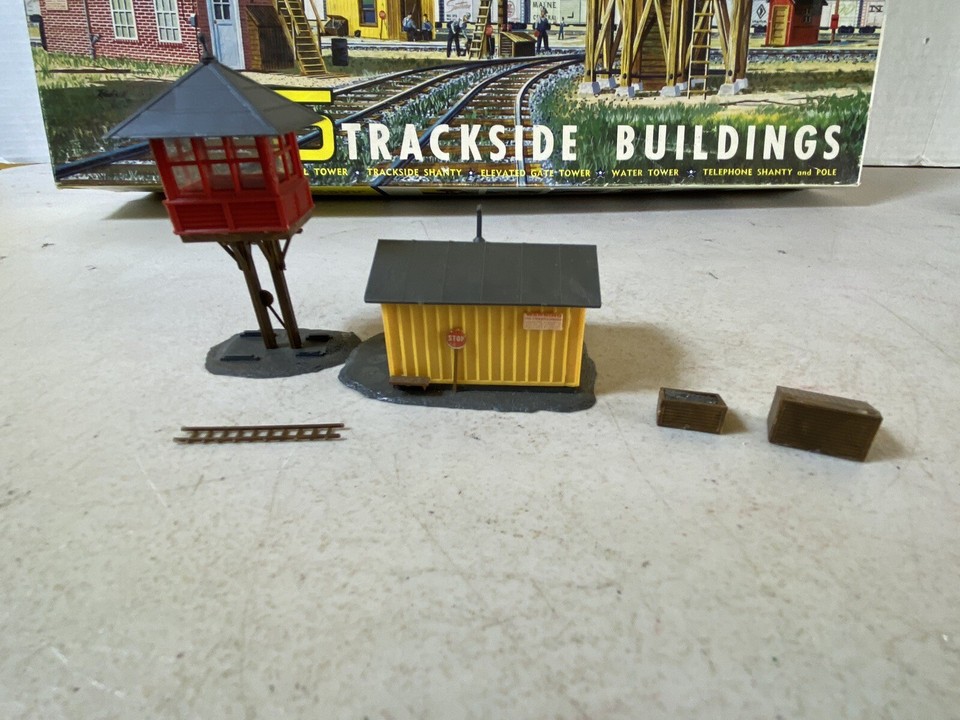 Atlas HO Scale Trackside Buildings Vintage Model Train Railroad Lot ...