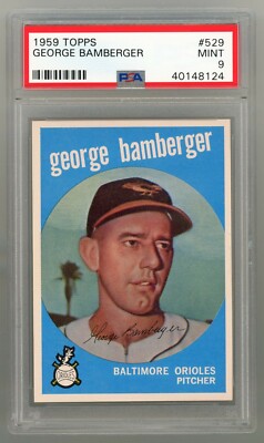 1959 Topps #529 George Bamberger PSA 9 MINT #40148124 **CNAT21** | eBay