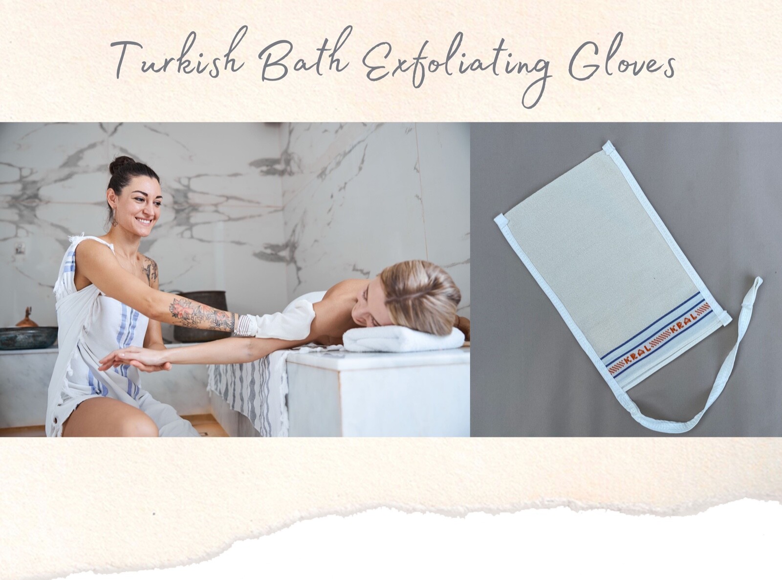 Turkish Exfoliating Gloves, Face & Body Peeling Mitt | Remove Dry Skin ...