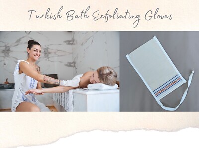 Turkish Exfoliating Gloves, Face & Body Peeling Mitt | Remove Dry Skin ...
