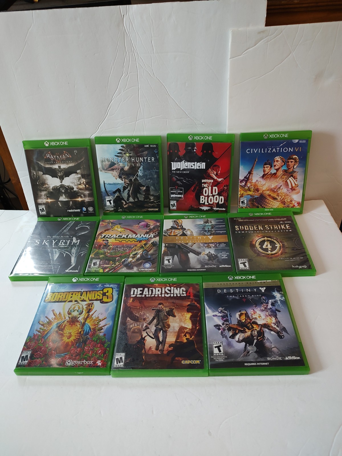 XBOX ONE Game Bundle Lot of 11. All Games Are In Great Condition. All ...