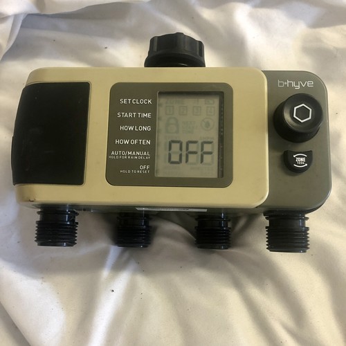 Orbit B-Hyve XD Bluetooth 4-Outlet Hose Watering Timer Faucet 24634 ...