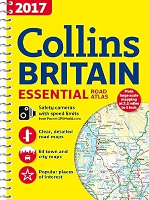 2017 Collins Essential Road Atlas Britain, Collins Maps, Used; Very ...
