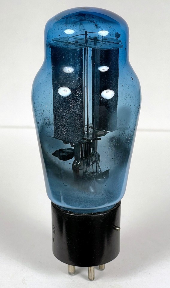 Rare Arcturus blue glass type 83 rectifier tube TV7 tested excellent 62 ...
