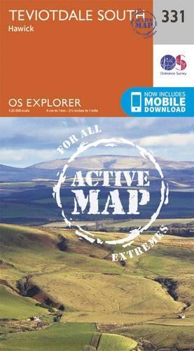 Teviotdale South (Map) OS Explorer Active Map (UK IMPORT) | eBay