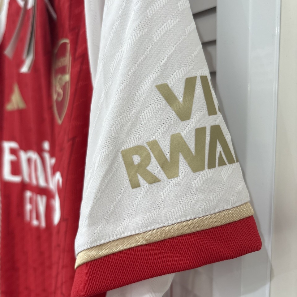 Arsenal FC Home Shirt Adidas New Authentic - Mens Size Small Retail £ ...