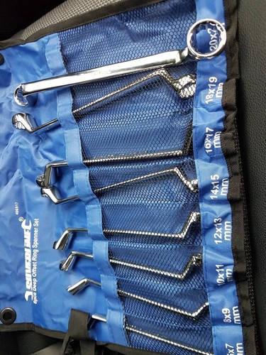 Deep Offset Ring Spanners Set 8pce 406917 Silverline for sale online ...