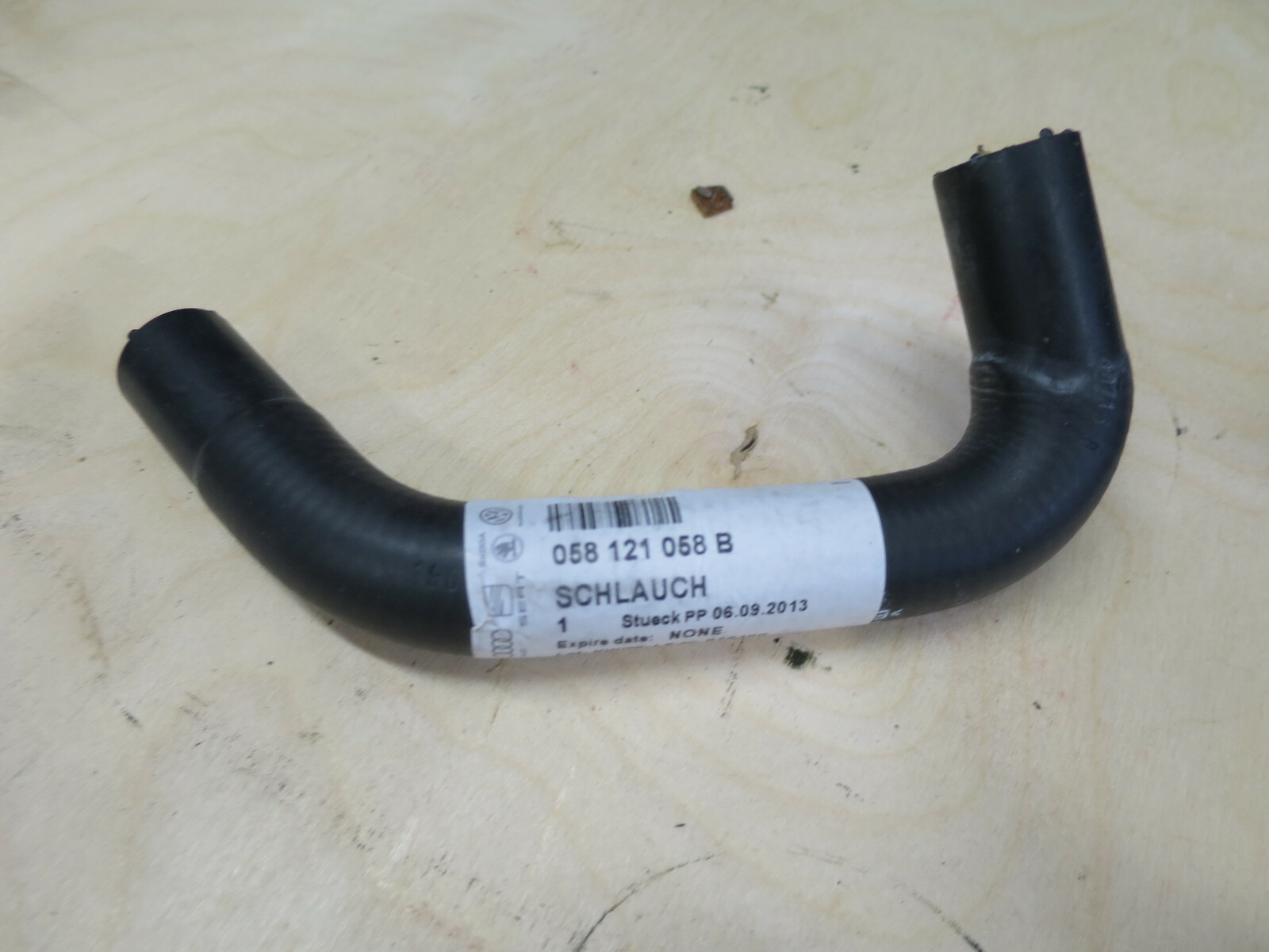 VW/Audi - Original Oil Cooler Hose + Return (Part # 058 121 058 B and R ...