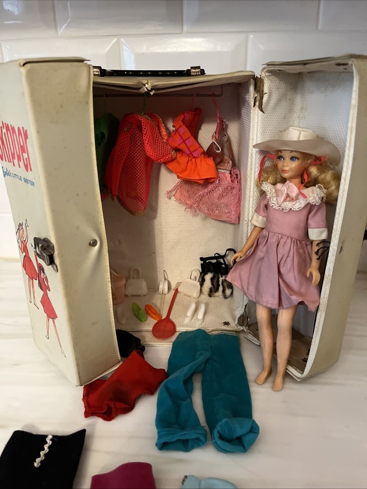 Vintage 1963 Skipper/Scooter Doll’s Mattel with Carrying Case ...