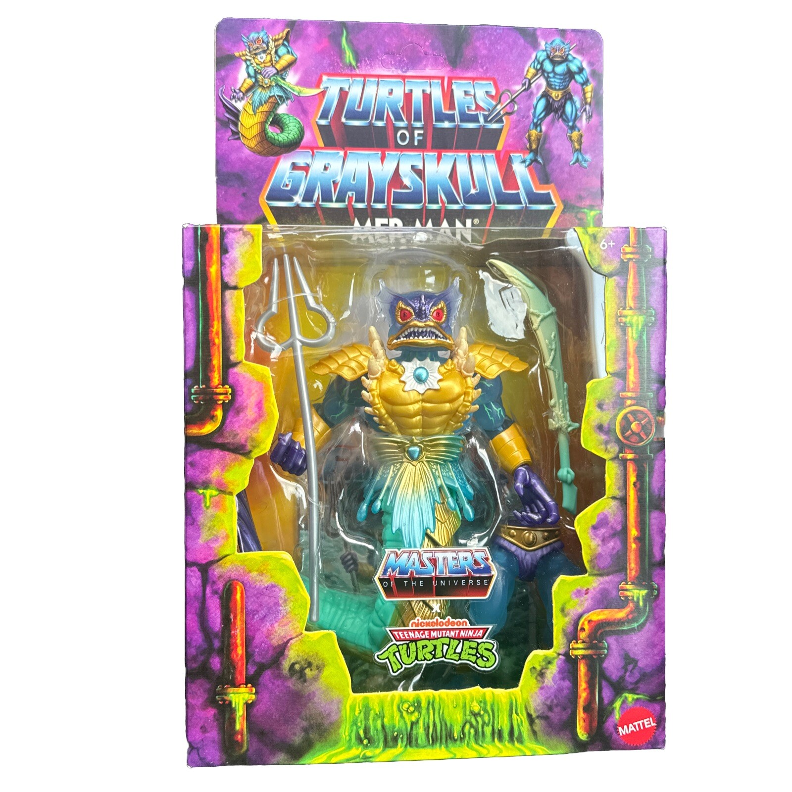 Turtles of Grayskull MER-MAN TMNT Masters Of The Universe IN HAND!
