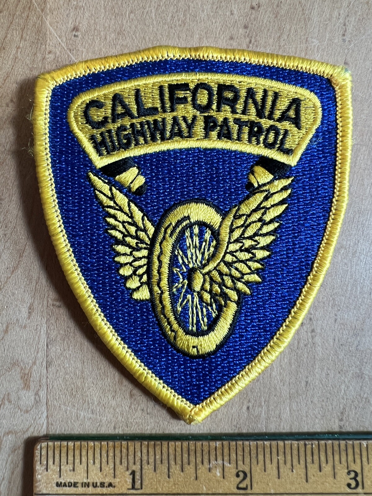 California Highway Patrol Motorcycle unit patch, 3 1/2 inches high | eBay