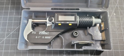 Fowler iP54 54-860-001-1 1" Digital Micrometer | eBay