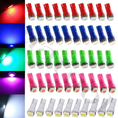 50x T5 74 2721 37 1SMD LED Speedometer Instrument Gauge Cluster Dash ...