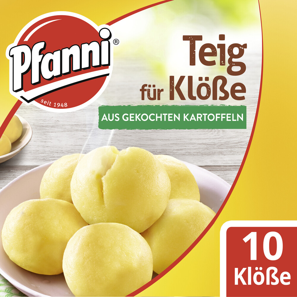 Pfanni Teig für Klöße AUS GEKOCHTEN KARTOFFELN 275g, 9er Pack (9x 275g ...