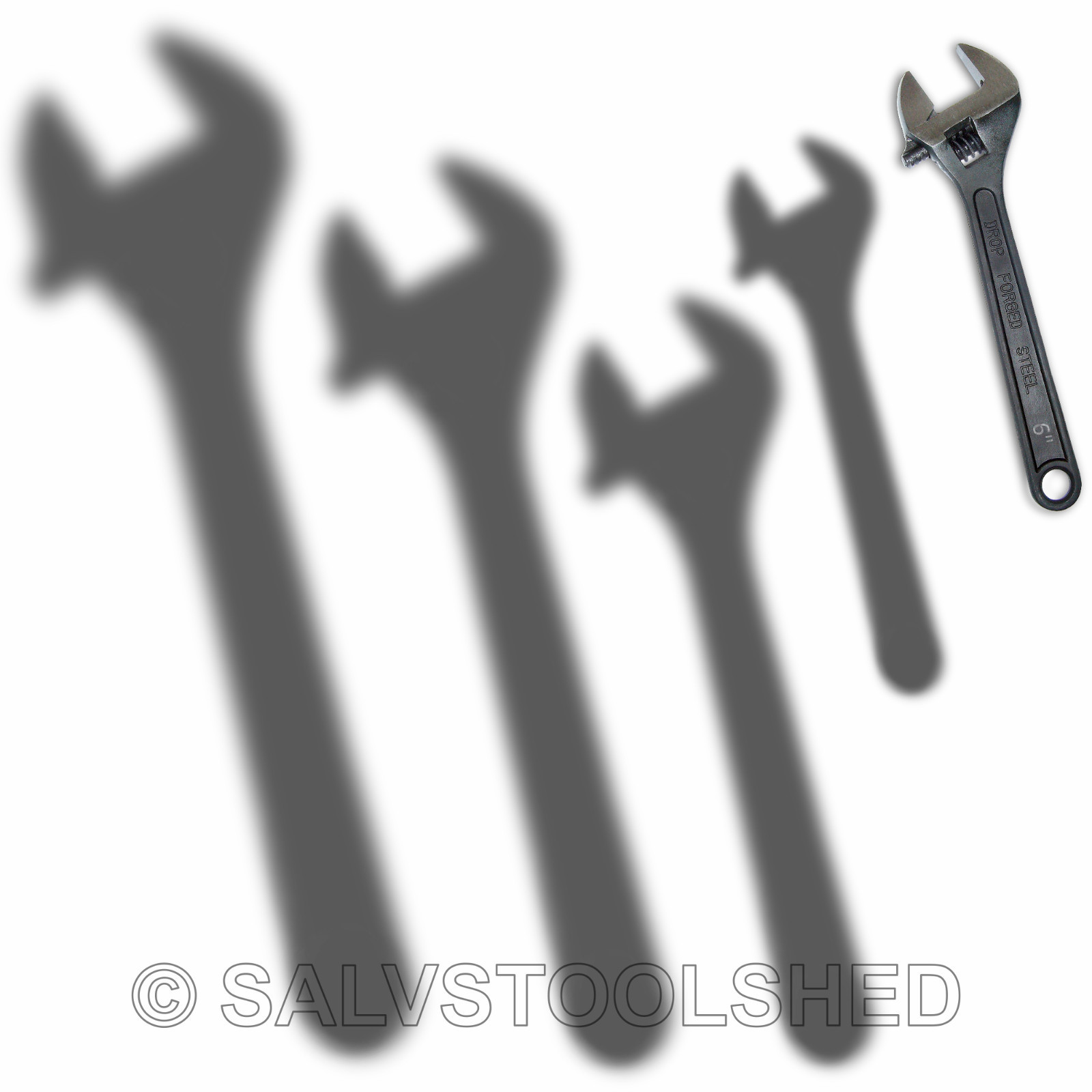 Adjustable Shifter Wrench 24" 18" 15" 12" 10" 8" 6" Shifting Spanner ...