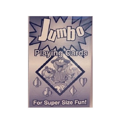 Jumbo Playing Plastic Cards Plastic Coated Deck Party Favour Gag | eBay