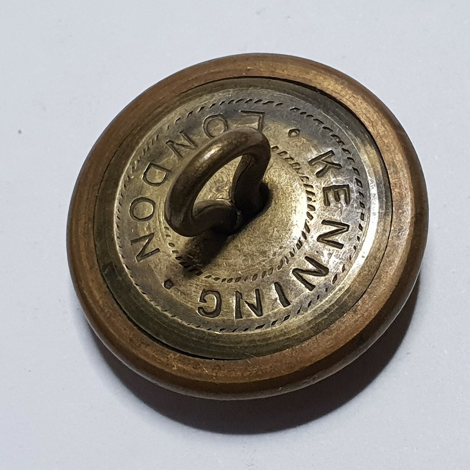 Kings crown Royal Navy Naval Reserve Gilt 23mm button Kenning WW1 WW2 ...