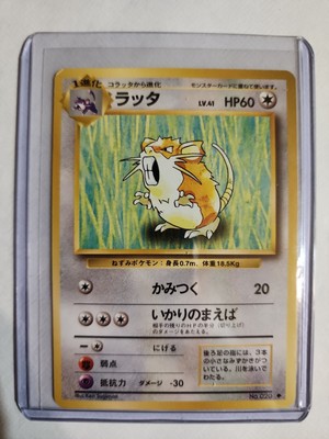 RATICATE - No. 020 - Japanese Base Set - Pokemon Card - NM | eBay