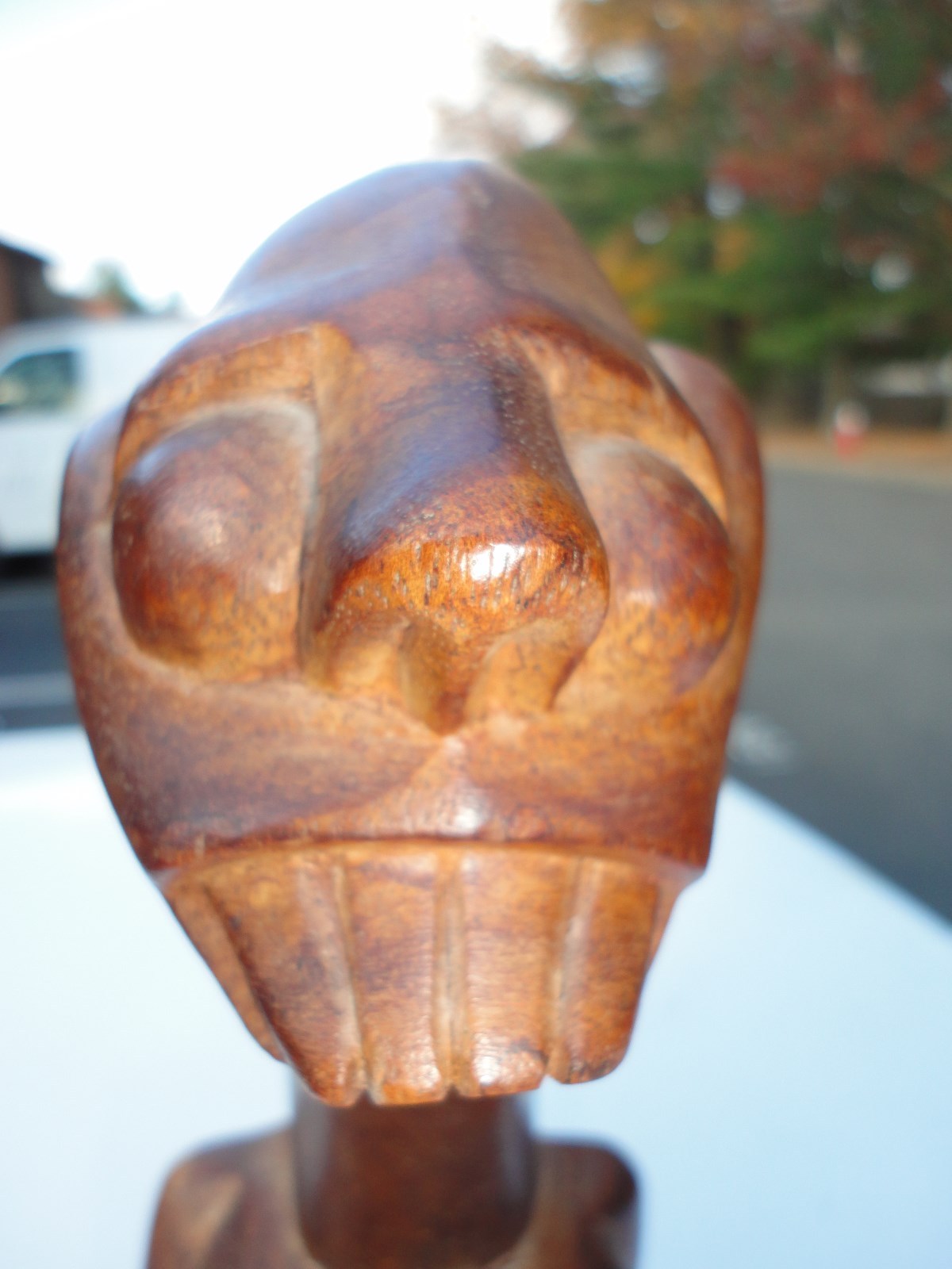 African Hand carving wood doll statue kuba style Pregnant woman Art ...