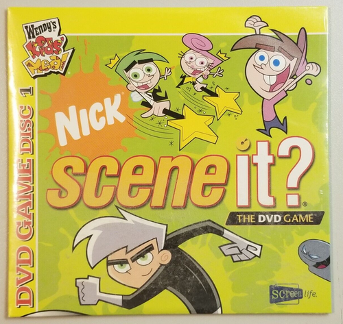 Nick Scene It? Wendy's Kids Meal Dvd Game Disc 1 Fairley Odd Parents ...
