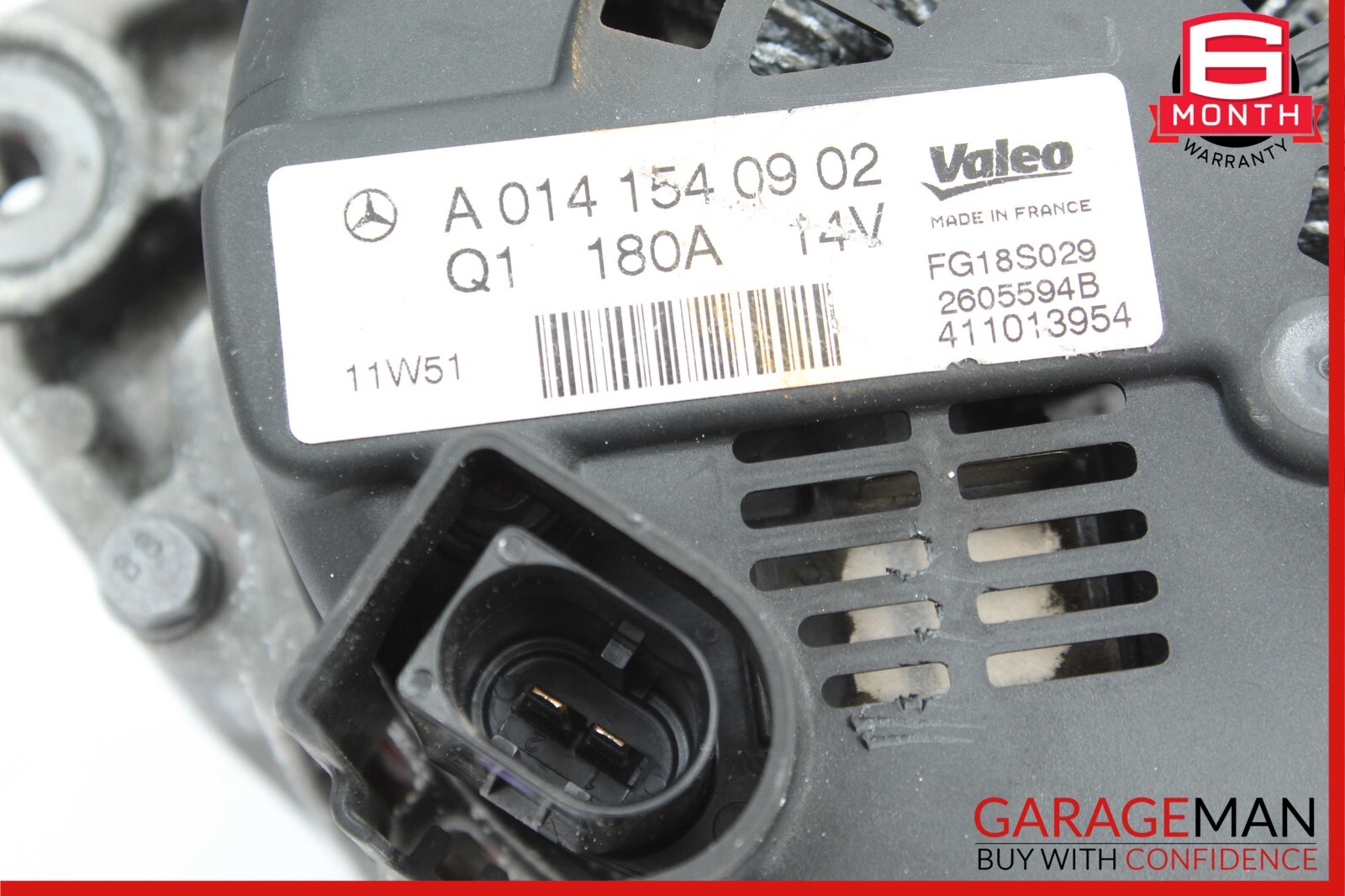 11-20 Mercedes W207 E550 SL550 Generator Alternator 180A 0141540902 OEM ...