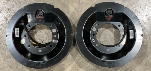 (2) 10K Electric Trailer Backing Plate Assembly Brake Fits Dexter 10K ...