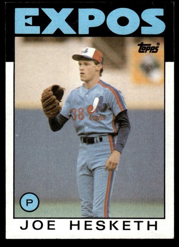 1986 Topps Joe Hesketh Montreal Expos #472 | eBay